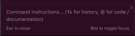 To Toggle Focus In The `cursoraiactiongenerateinterminal` Window Doesnt Work For Custom