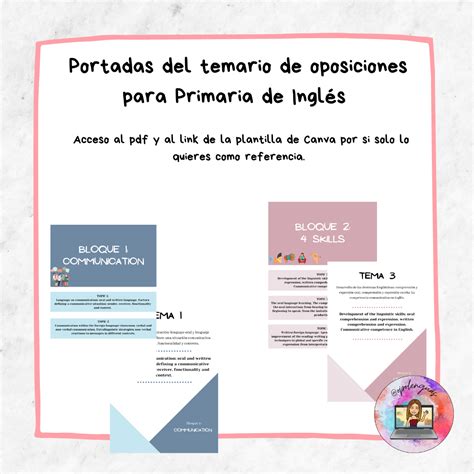 Portadas de temas y bloques oposiciones magisterio inglés Kumubox