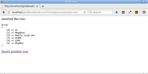 Kom Igång Med Sqlite Och Php Pdo Dbwebb
