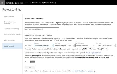 One Version Service Updates Overview Finance And Operations Dynamics