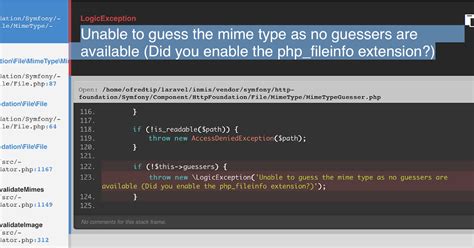 Mohamed Hafez Abdallah Blog Unable To Guess The Mime Type As No Guessers Are Available Did You