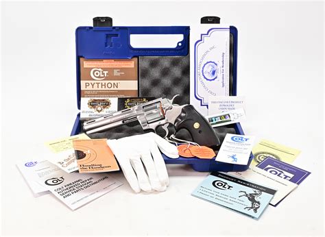Colt Python 357 Mag 6 Inch Satin Stainless Like New Condition Dom