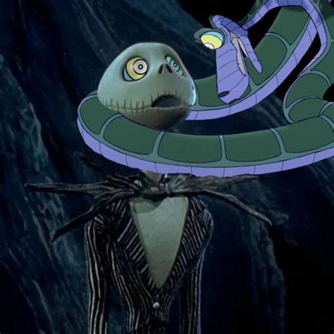 Kaa Hypnotizing Jack Skellington By Disneykirbyfan2009 On Deviantart