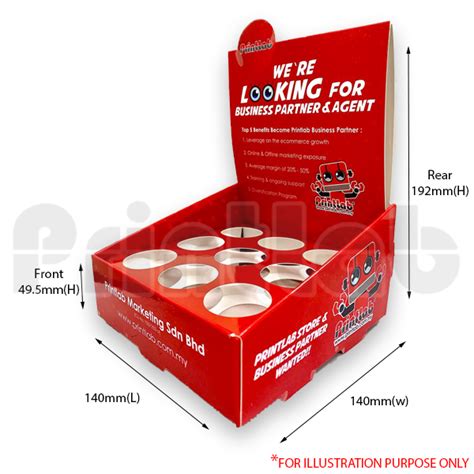 Counter Table Top Display Stand Printing In Malaysia