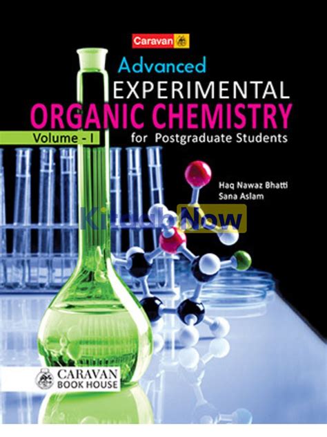 Advanced Experimental Organic Chemistry Vol I Laboratory Manual For B