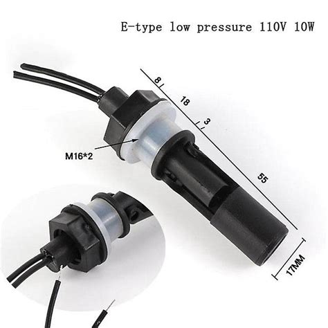 110v 220v Float Sensor Switch Side Mount Liquid Water Level Sensor Controller Automatic Water
