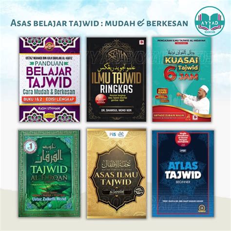 Kuasai Tajwid 6 Jam Panduan Belajar Tajwid Buku 1 2 Ilmu Asas