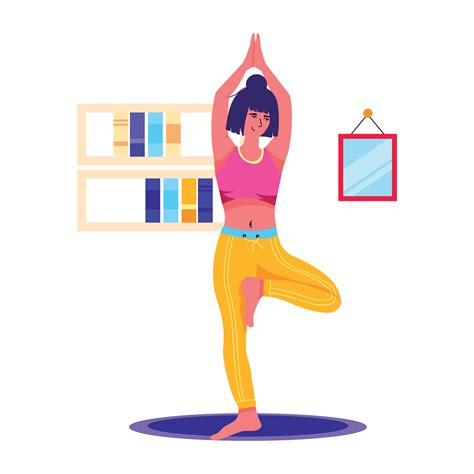 Trendy Tree Pose Vector Art At Vecteezy