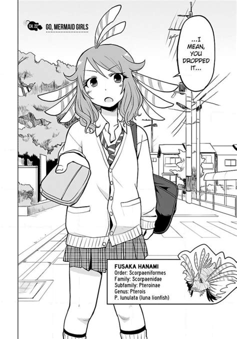 Merfolk Of The Day Fusaka Hanami From Shinkaigyo No Anko San Merfolkotd On Tumblr