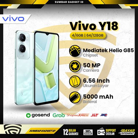 Jual Vivo Y GB GB GB GB GB GB GB GB GB Helio G Processor Mp AI Camera