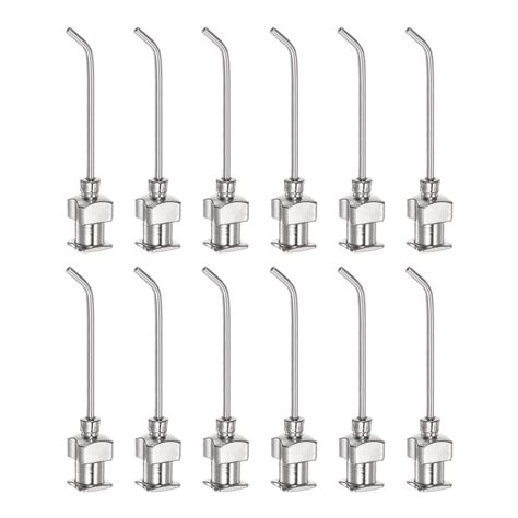 12pack Dispensing Needles 18g 1 Stainless Steel Blunt Tip Bent