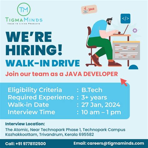 tigmaminds on linkedin hiring javadeveloper opentowork trivandrum