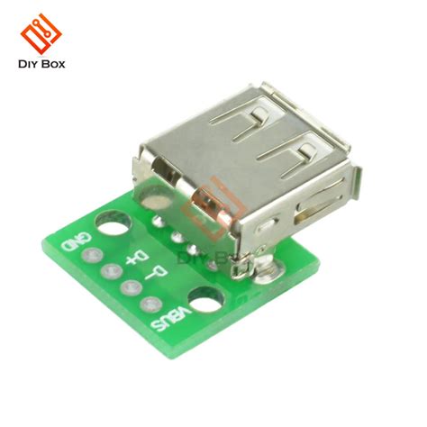 5pcs Micro Usb To Dip 2 54mm Pcb Board Adapter Converter Module Panel