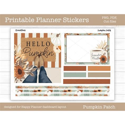 Pumpkin Patch Layout Etsy