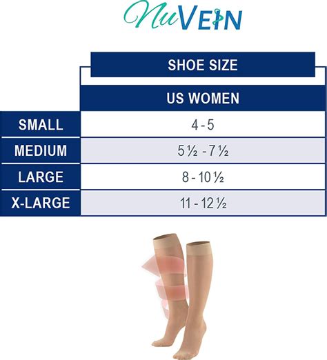 Nuvein Sheer Compression Stockings For Women 8 15 Mmhg Support Light
