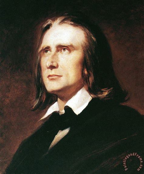 Others Franz Liszt 1811 1886 Painting Franz Liszt 1811 1886 Print