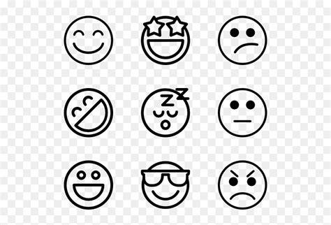 Printable Black And White Emoji Faces At Pat Gray Blog