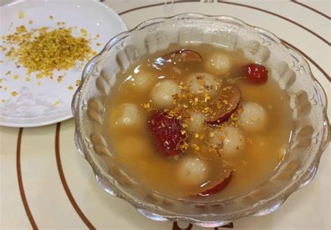 【滋味】酒酿小圆子怎么做好吃？这份详细教程请收下→桂花红枣温水