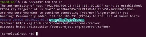 How To Run Fedora Coreos Fcos On Vmware Workstation Computingforgeeks