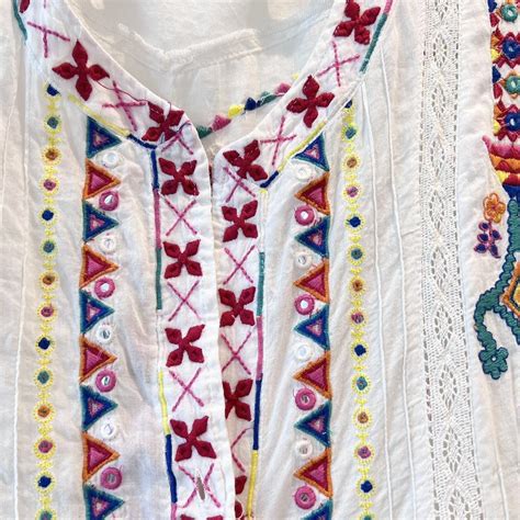 White Embroidered Kimono White Lace Kimono With Depop