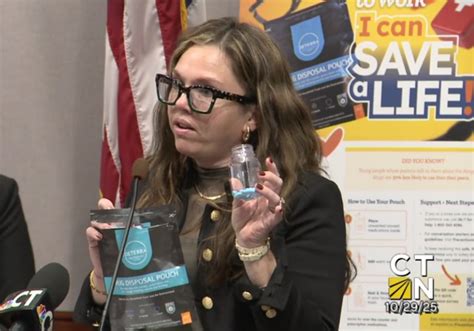 State To Mail 50000 Drug Deactivation Pouches To Connecticut Families