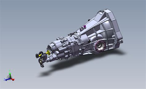 桑塔纳变速器详图 SOLIDWORKS 2010 模型图纸下载 懒石网