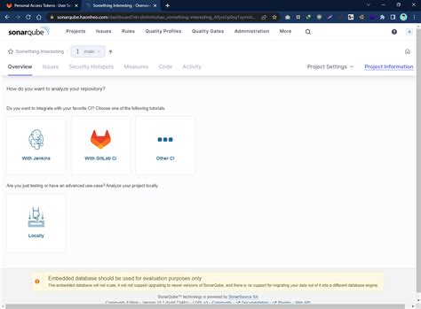 tích hợp sonarqube với gitlab ci cd hào nheo