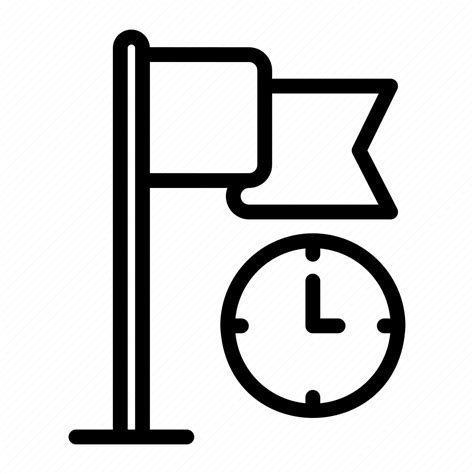 goal chrono stopwatch flags time flag success icon download on