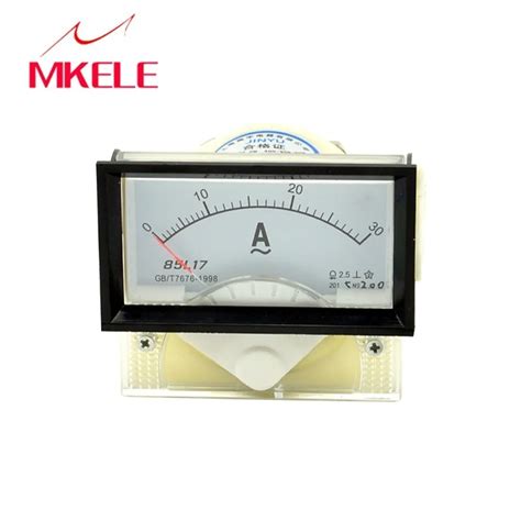 L Ac Analog Ammeter Mm Panel Current Meter Ampere Pointer