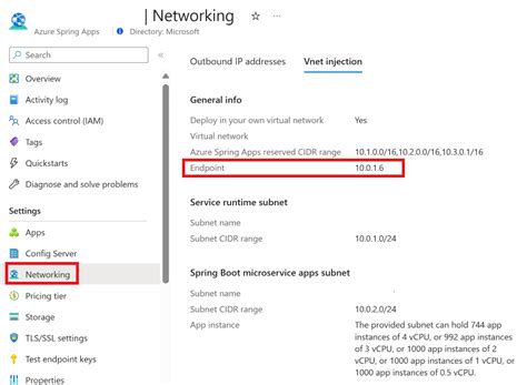 Access An App In Azure Spring Apps In A Virtual Network Microsoft Learn