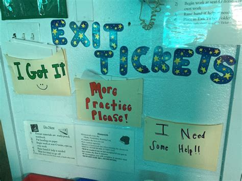 Exit Tickets That Encourage Self Reflection Teach Like A Champion