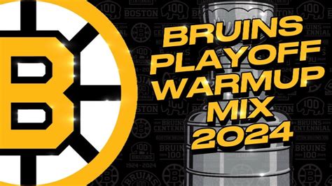 Boston Bruins Playoff Warmup Mix 2024 Youtube