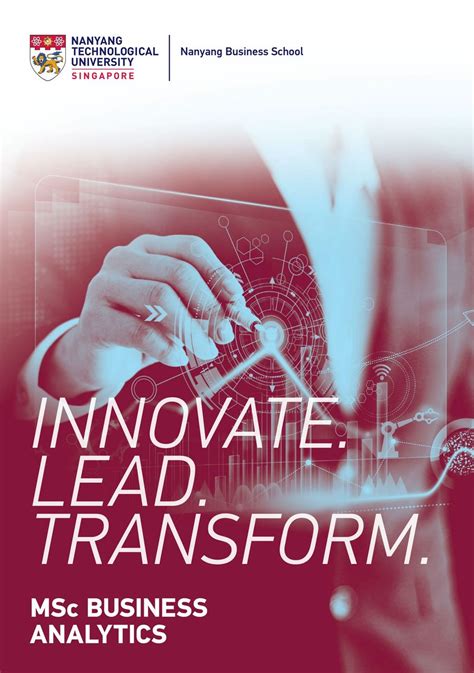 Msc Business Analytics 20232024 By Ntu