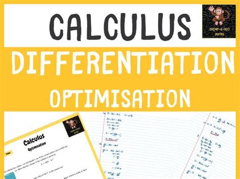 Differentiation Optimisation Teaching Resources