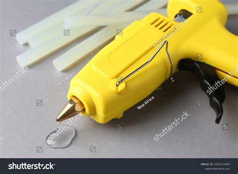 Melted Glue Dripping Out Hot Gun Stock Photo 2191712443 Shutterstock