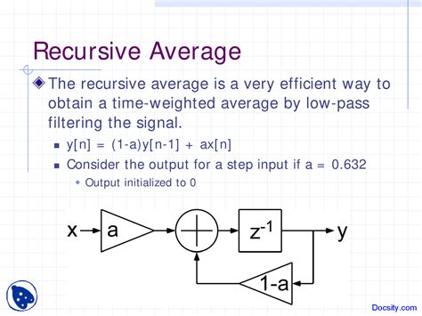 Recursive Average Digital Design And Synthesis Lecture Slides Docsity