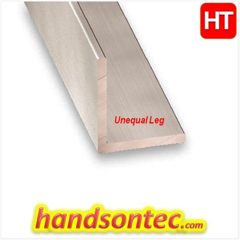 1″x2″inch Unequal Side Aluminum Right Angle Bar L305mm 1feet