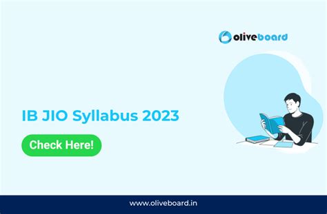 Ib Jio Syllabus And Exam Pattern 2023