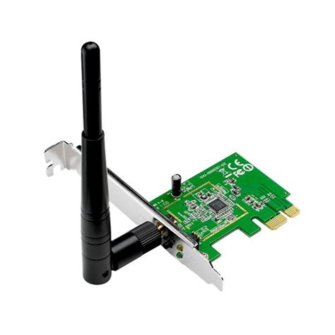 Сетевой адаптер Asus PCE-N10 PCI-E, 802.11n draft 2.0, 150 Мбит/сек