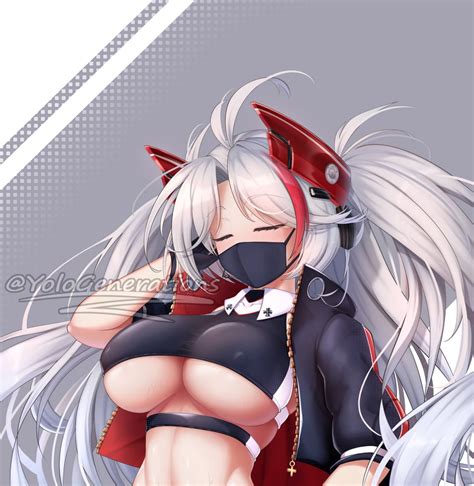 Prinz Eugen And Prinz Eugen Azur Lane Drawn By Yologenerations