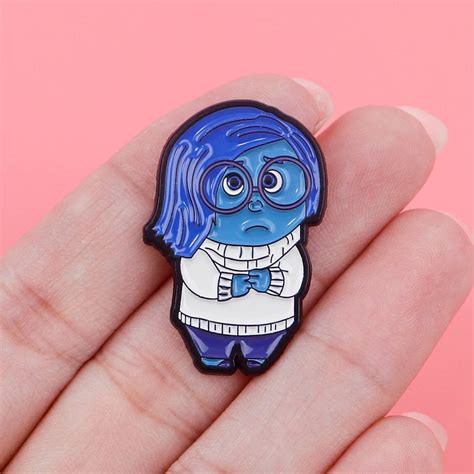 Inside Out ‘thinking Sadness Enamel Pin Distinct Pins
