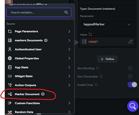 Google Maps Widget Bottom Sheet Parameter Passing Issue FlutterFlow Flutterflow