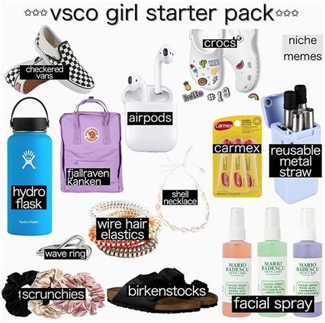 Starter Pack Vsco Girl Know Your Meme