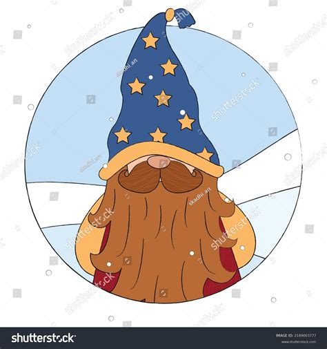 Cute Gnomes Santas Helpers Christmas Illustration Stock Vector Royalty