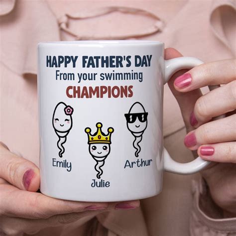 Best Sperm Donor Ever Personalized Custom Fathers Day Mug — Geckocustom