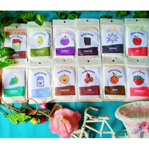 Masker Wajah Organik 15 Gram Masker Organic Face Mask Masker Bubuk
