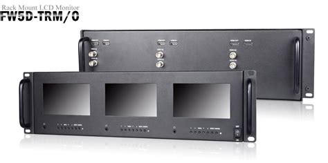 Triple 5 3ru 800x480 Lcd Rack Mount Monitor With Hdmi Av Input Fw5d Trm O Zhangzhou Seetec