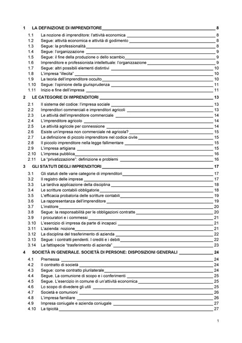 Appunti Diritto Commerciale Jager Denozza Toffoletto 1 La Definizione