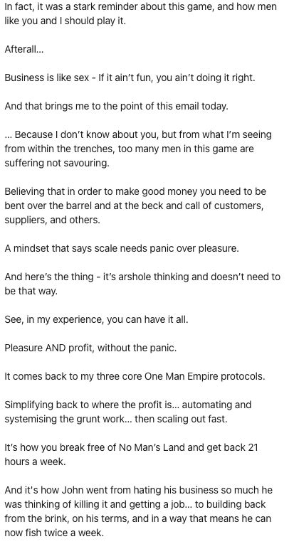 Sales Sex Another Incredible Insight From The Guy Who Refuses To