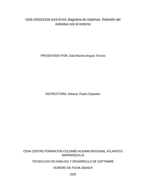 Diagrama De Sistema Pdf Ciencias Del Comportamiento Sicología
